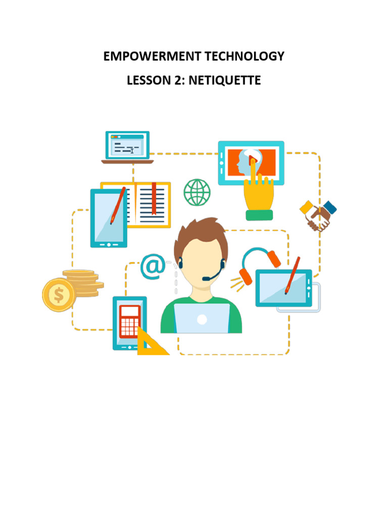EMTECH_LESSON_2_RULES_OF_NETIQUETTE-1-1 | PDF | Malware | Copyright