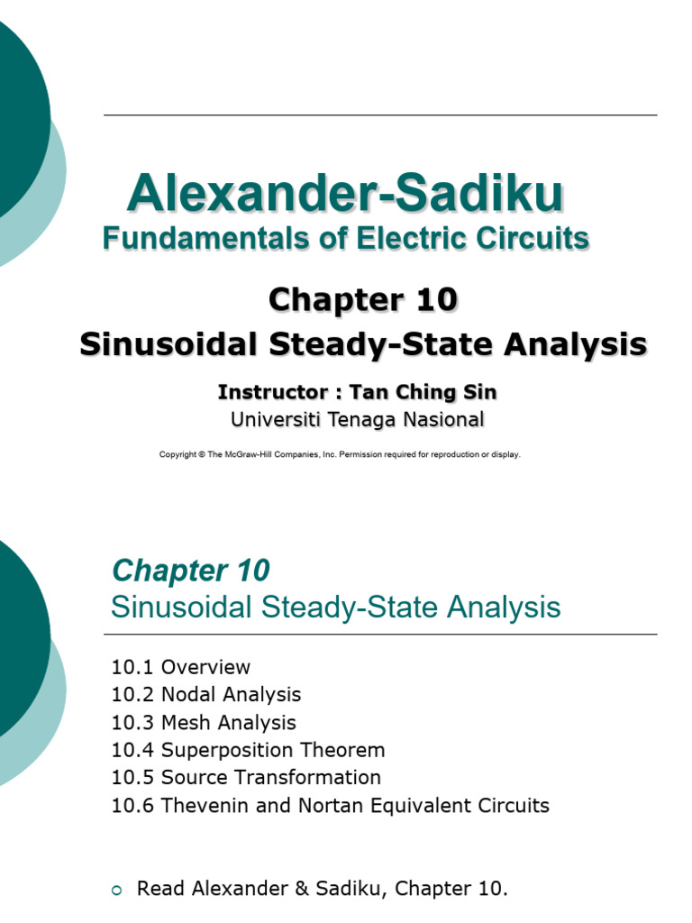 EEEB123 - Chapter 10 - Sinusodal Steady State Analysis_Revised PPN 09.09.2021 | PDF | Electrical ...