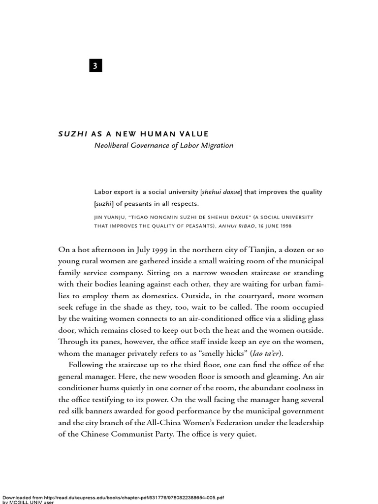 Yan Hai-Rong - New Masters, New Servants Chapter Three | PDF | Peasant ...