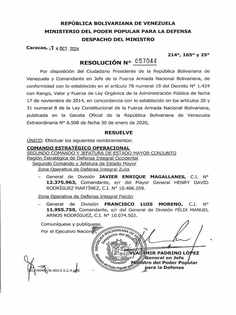 Cmdte Zodis Occidental | PDF