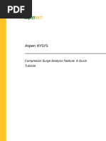Surging and Compressor Analysis Using HySys | PDF | Simulation | Valve