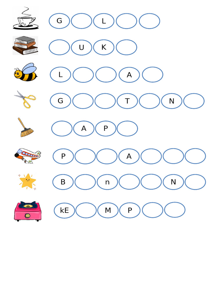 LKPD Melengkapi Kata | PDF