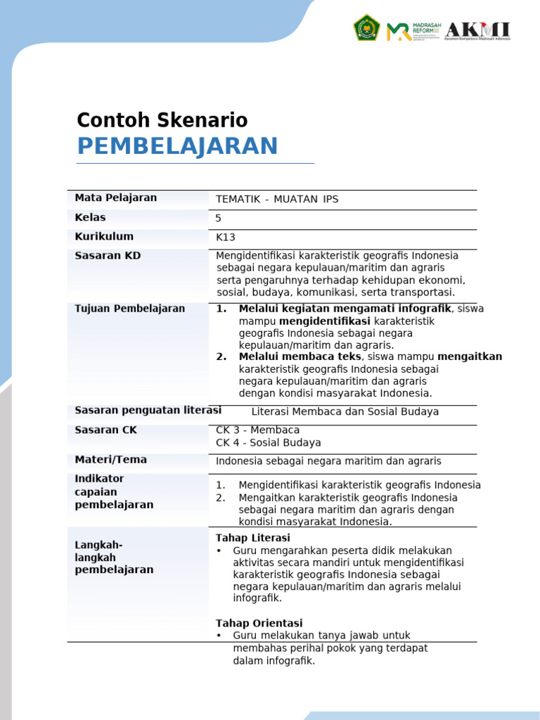 Literasi Membaca & Sosial Budaya - CK 3 & 4 - IPS | PDF | Perjalanan | Seni & Disiplin Bahasa