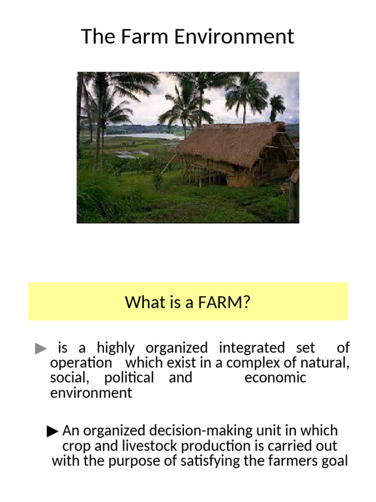 Farm Environment and Systems Guide | PDF | Agriculture | Natural ...