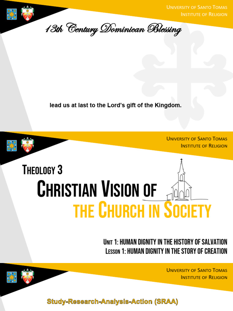 Thy 3 U1l1 Human Dignity in The Story of Creation | PDF | God | Salvation
