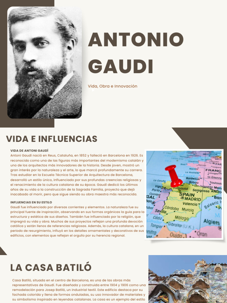 Antonio Gaudi y La Casa Battló | PDF | Las artes