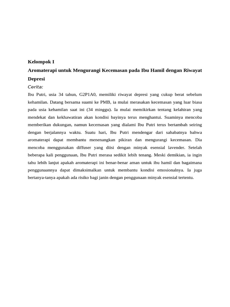 Kasus Seven Jump Terapi Komplementer | PDF | Pengembangan Diri