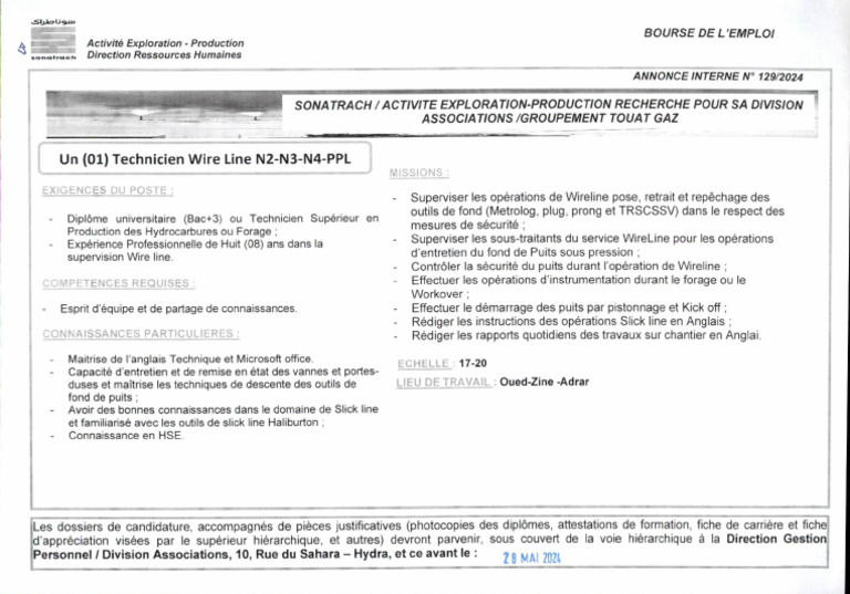 01 Technicien Wire Line | PDF