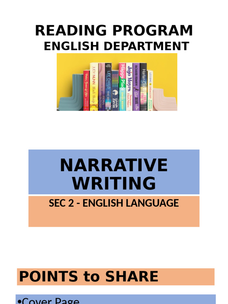 Reading Program Sec 2 Narratives | PDF