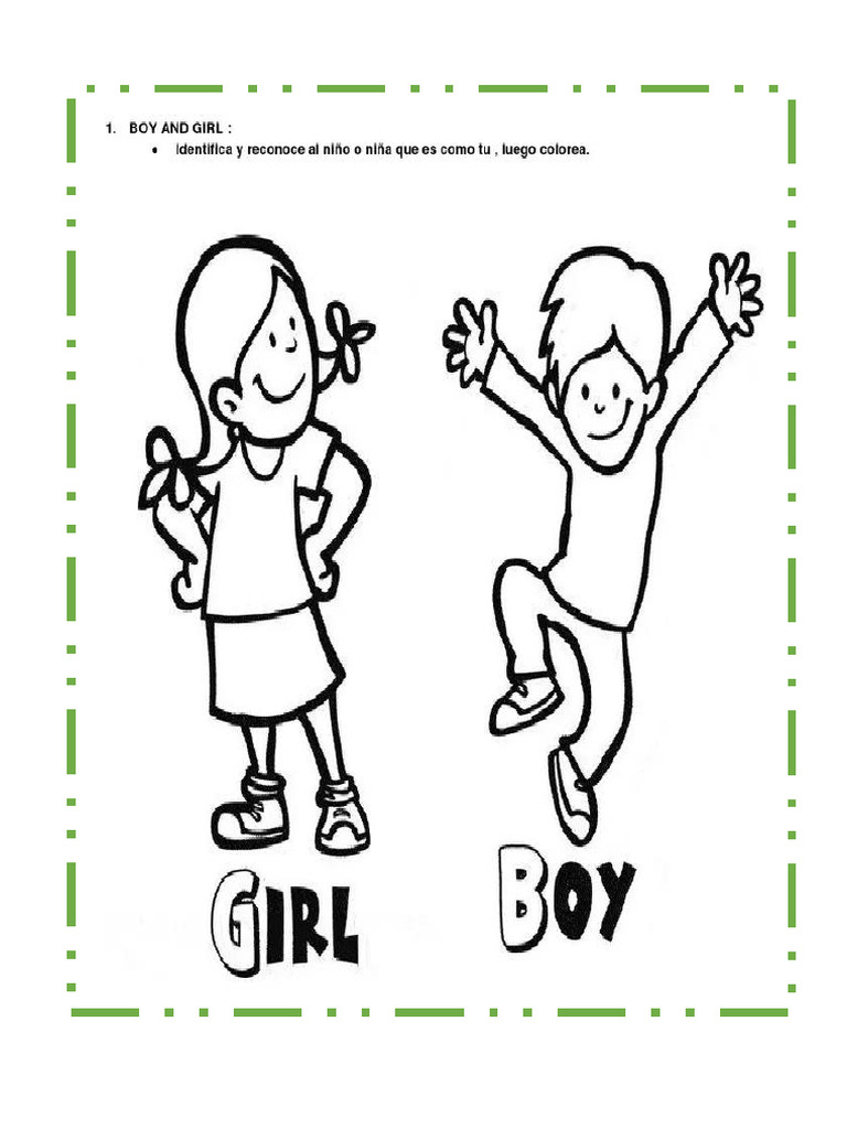 Niño Niña Ingles | PDF