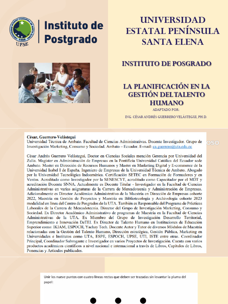 Jornada 1 GTH - 15y16!08!2024 Planificación Para La Gestión TTHH | PDF ...
