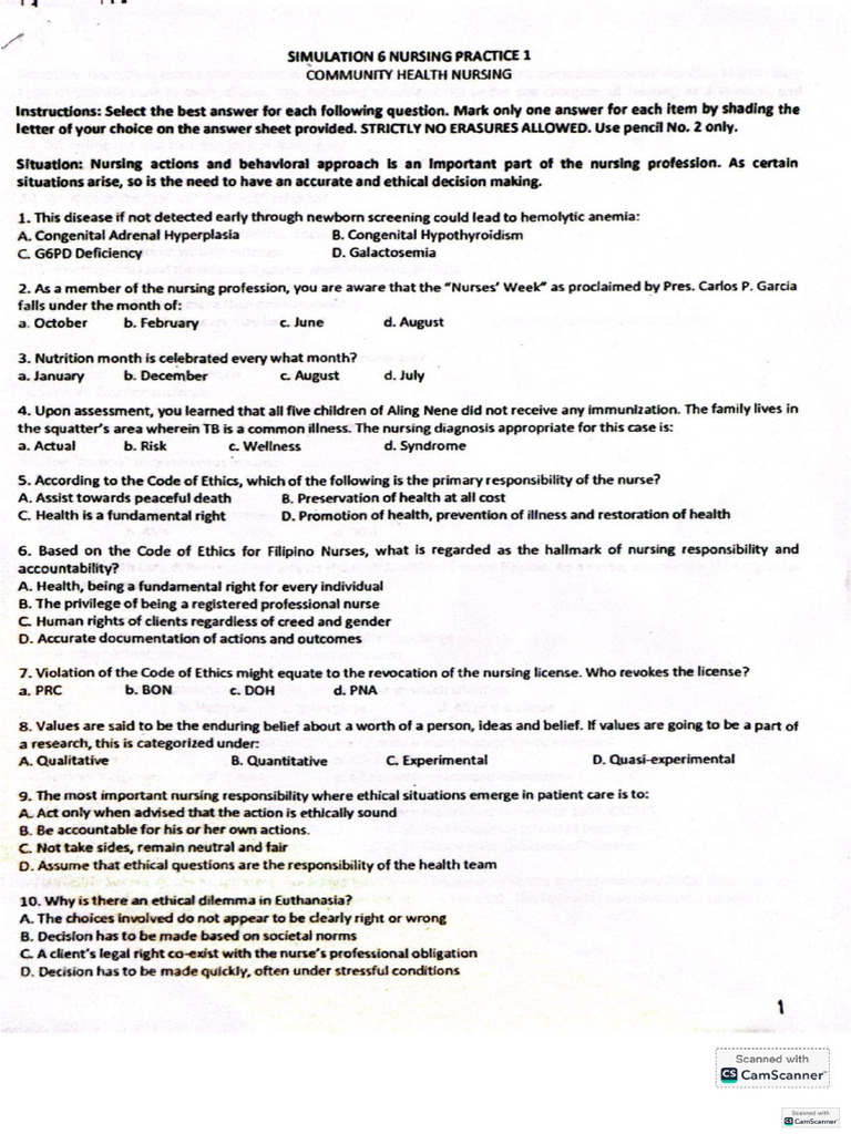 PNLE | PDF