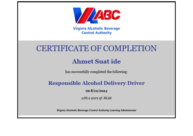 Certificate ABC | PDF