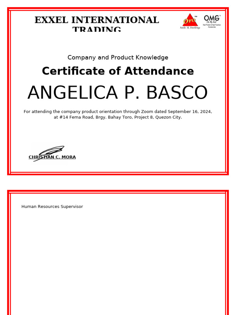 Product Knowledge Certificate | PDF