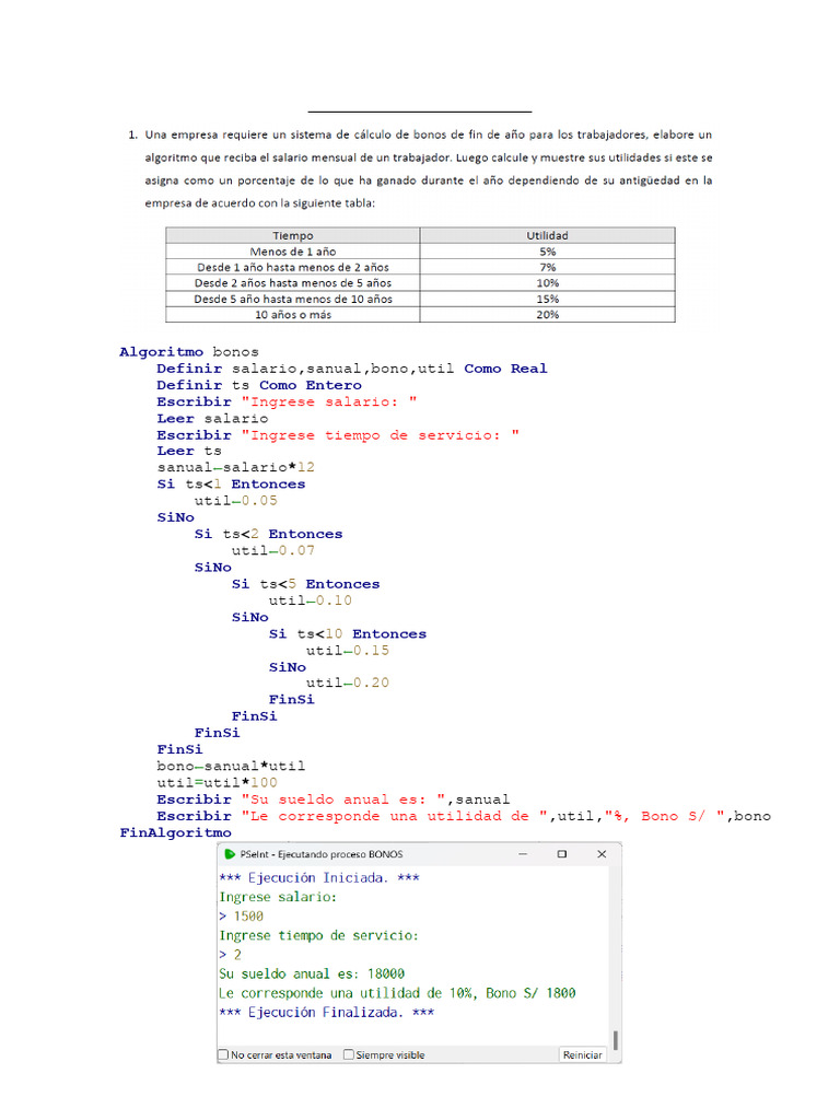 Algoritmos Básicos de Cálculo | PDF