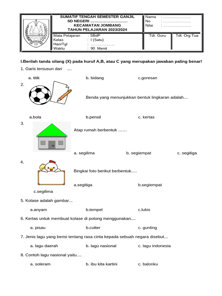 STS SBDP KLS 1 | PDF | Seni