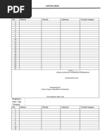 Contoh LJK Ujian | PDF