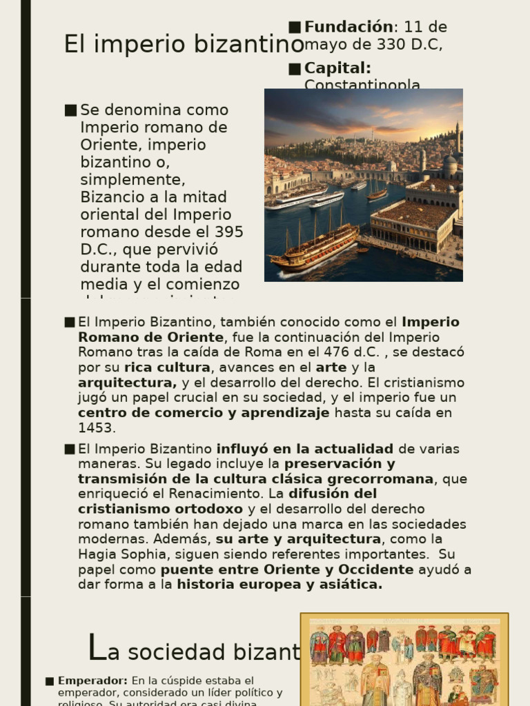 El Imperio Bizantino. | PDF | imperio Bizantino | imperio Romano
