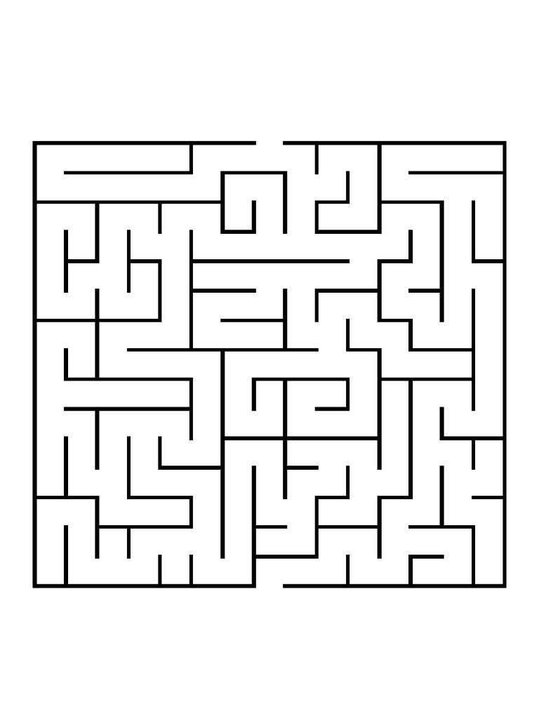 15 by 15 Orthogonal Maze | PDF