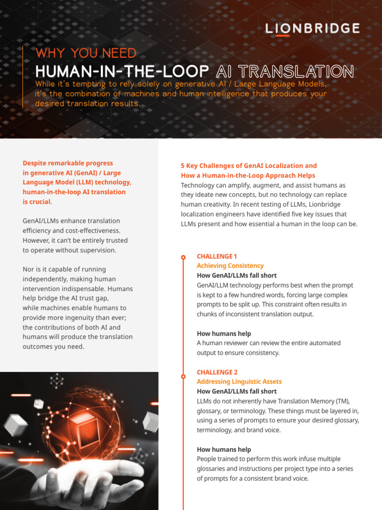 Why You Need Human in The Loop Ai Translations English | PDF ...