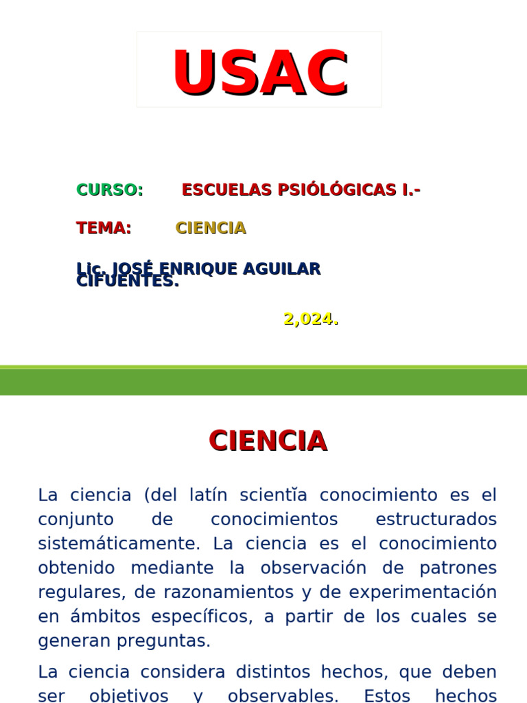 La Ciencia Usac. | PDF | Conocimiento | Science