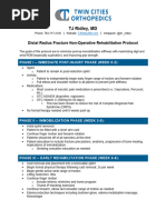 Boxer's Fracture Rehabilitation Protocol | PDF | Injury ...