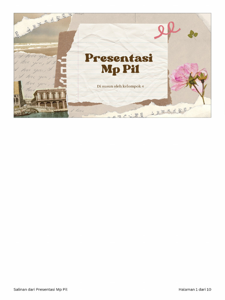 Salinan dari Presentasi Mp Pil | PDF