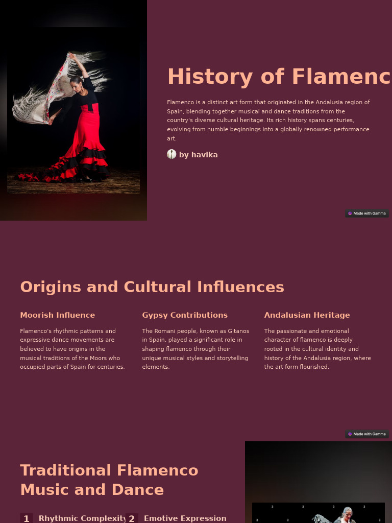 History-of-Flamenco | PDF | Performing Arts | Entertainment