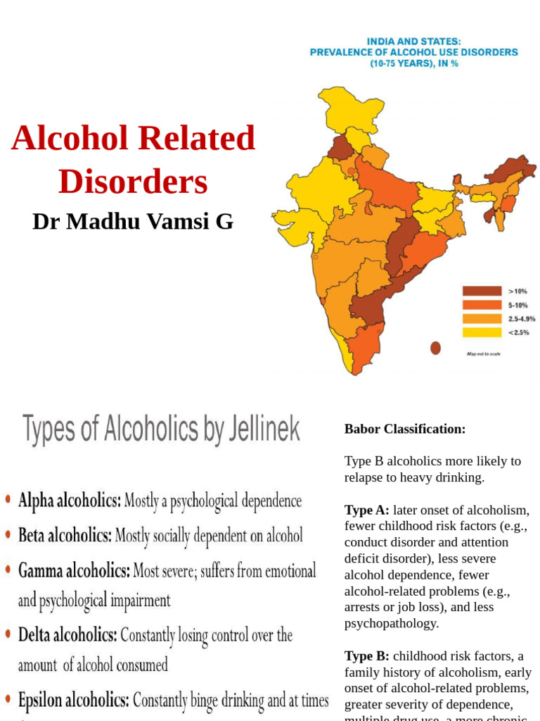 Alcohol Related Disorders | PDF | Alcoholism | Medical Specialties
