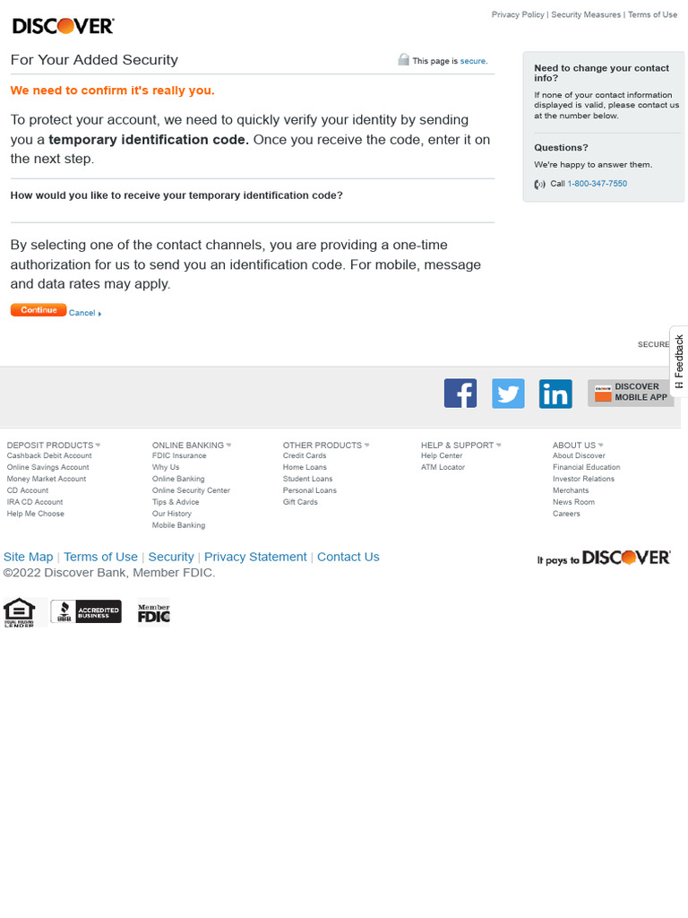 Secure Account Verification Process | PDF | Banks | Credit Card