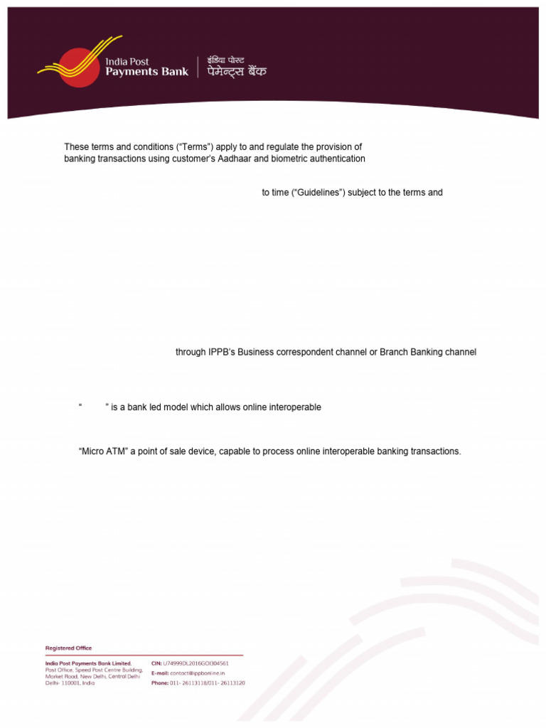 AEPS | PDF | Banks | Indemnity