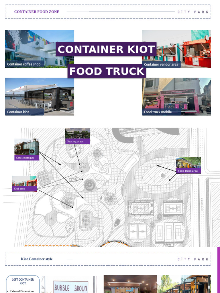 Container Food Zone and Truck Options | PDF | Food Truck | Truck