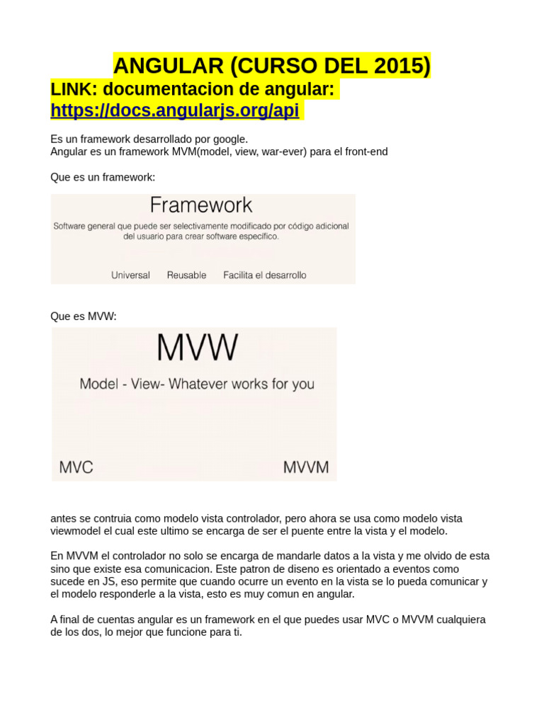 Apuntes Angular | PDF | HTML | J Query