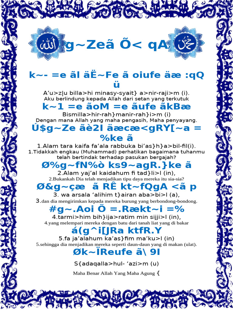surah Al-fil 1 | PDF