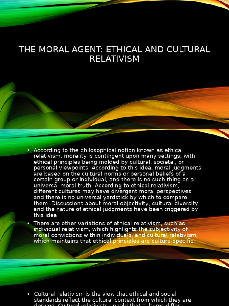 The Moral Agent OO | PDF