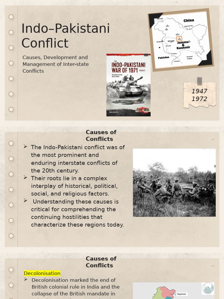 Just in Time Revision - Indo-Pakistani Conflict (1947-1972) | PDF ...