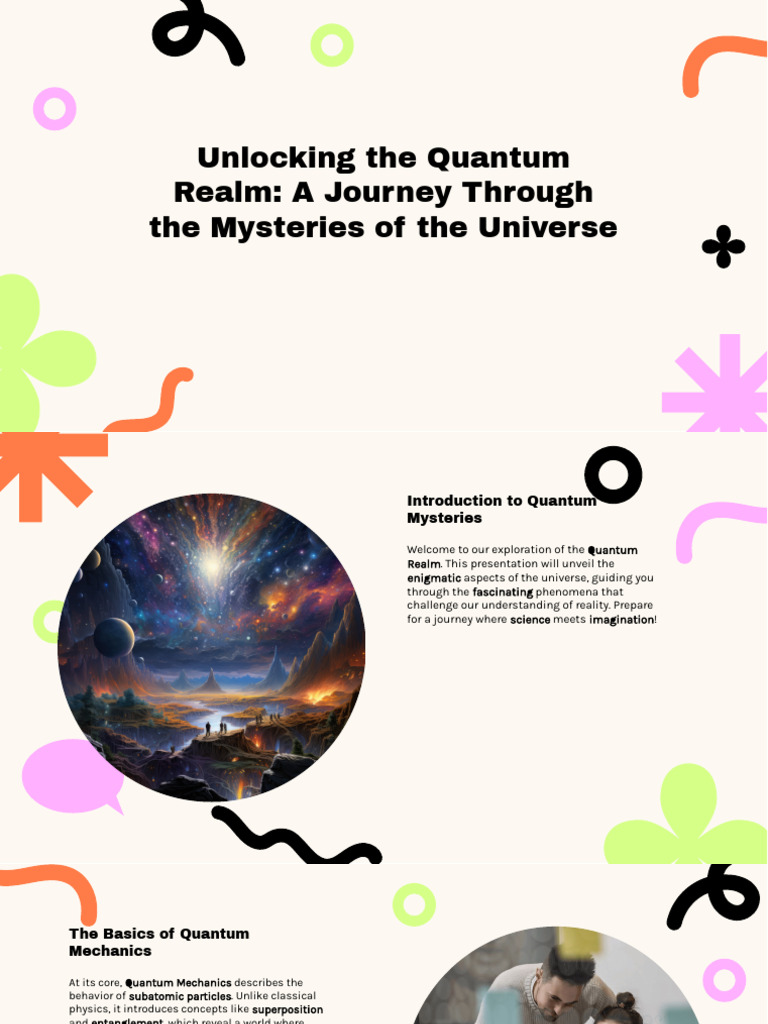 Slidesgo Unlocking The Quantum Realm A Journey Through The Mysteries of ...