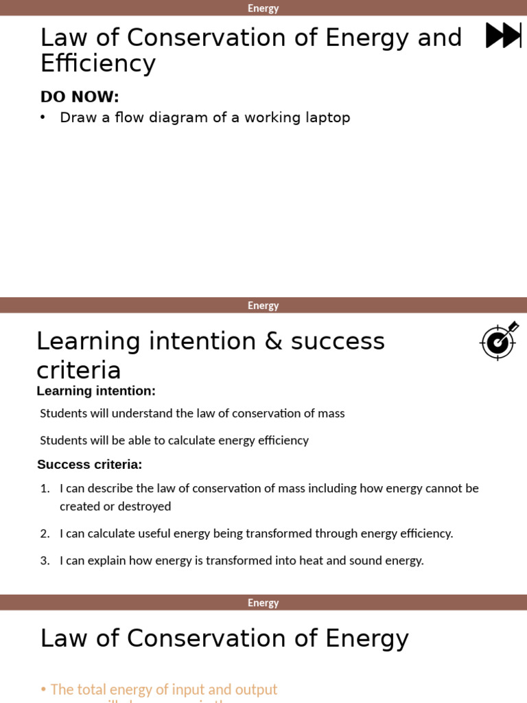 Law of Energy Conservation | PDF | Metrology | Physics
