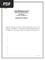 Oxford-Style Debate Rules and Format | PDF