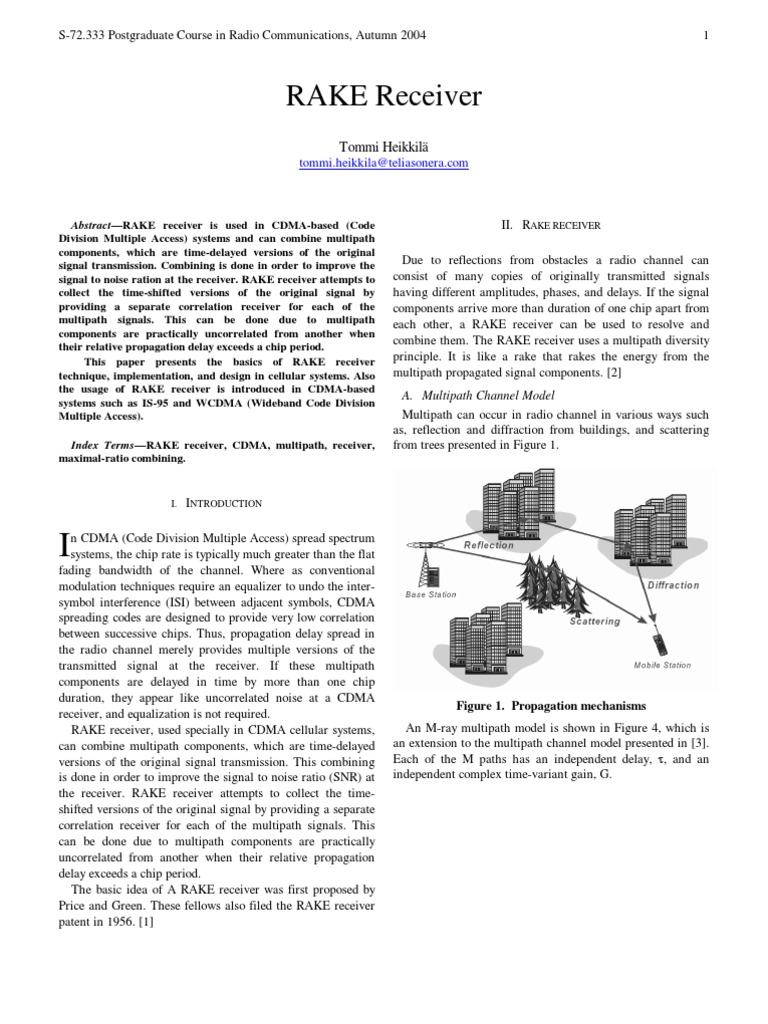 Rake Receiver Pdf