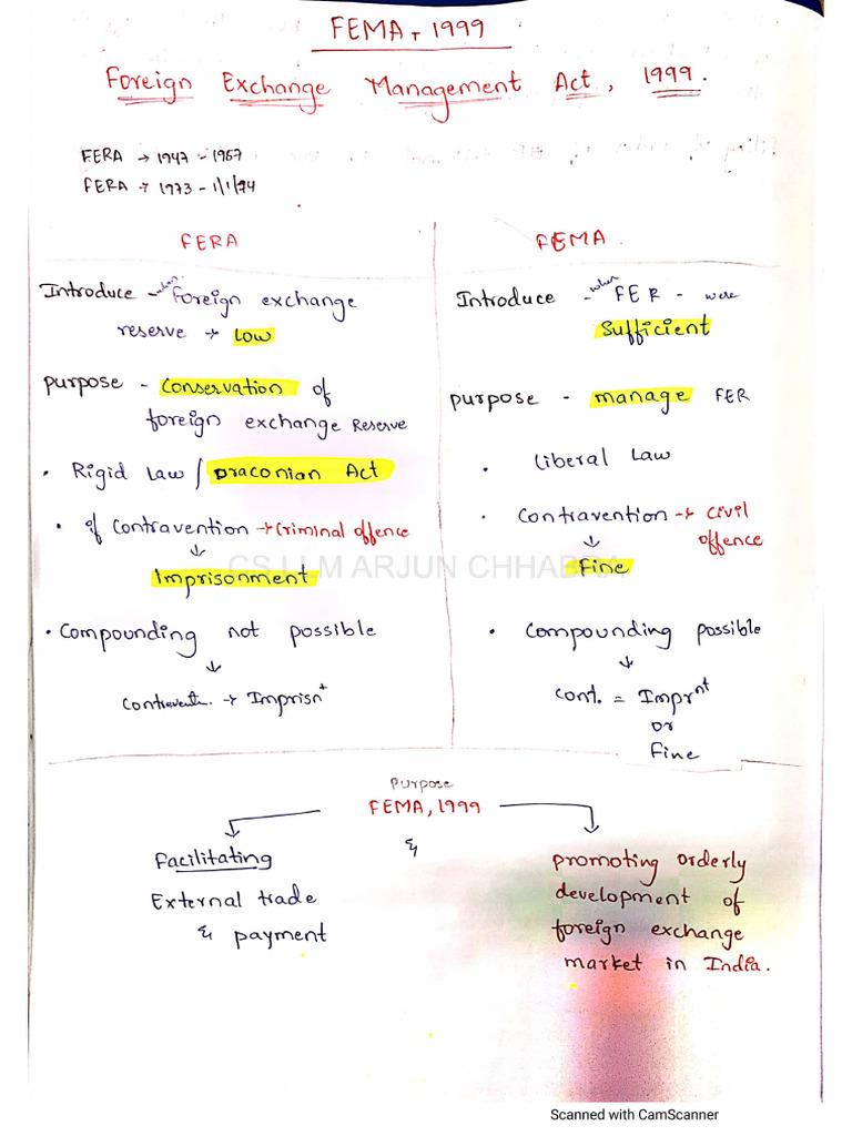Fema handwritten notes | PDF