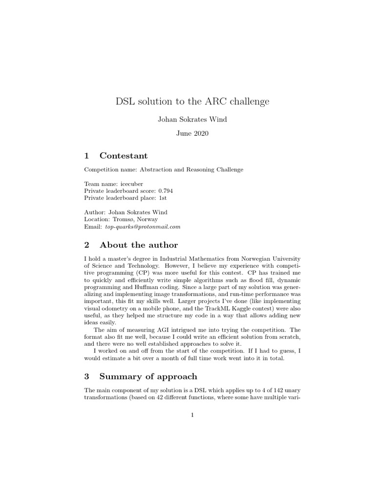 ARC-solution Documentation | PDF | Computing | Computer Science