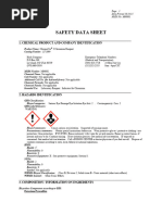 Safety Data Sheet Nitomortar Tc2000 Base: Revision Date: 26/06/2019 Revision: 0 | PDF | Toxicity ...