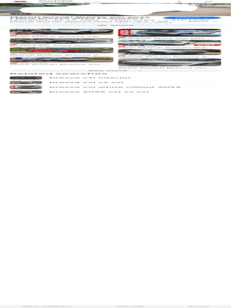 2022 Maruti Brezza VXi Review | PDF