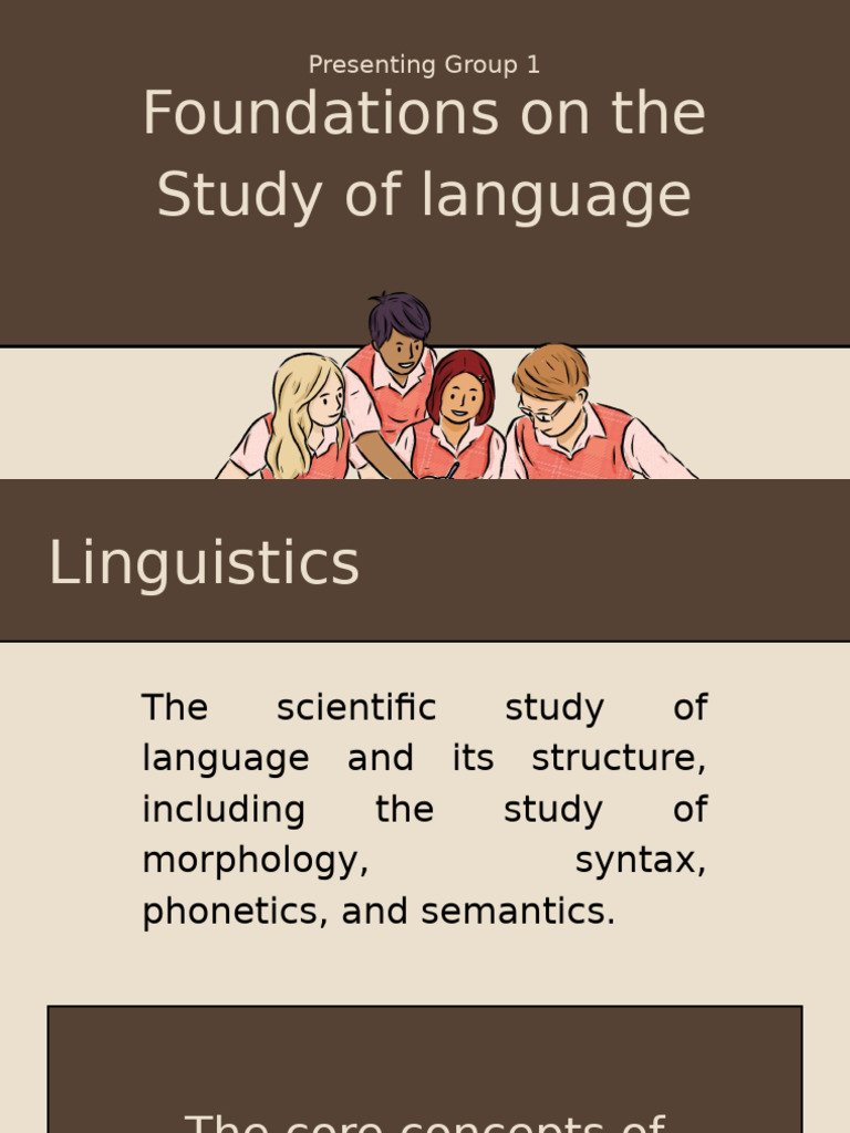 Foundations On The Study of Language 1 | PDF | Communication | Linguistics