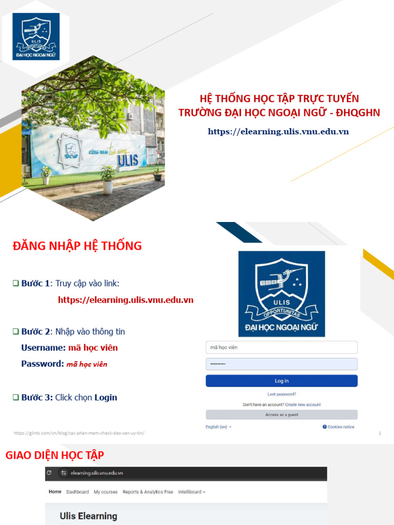 Huong Dan Elarning - NVSP - Khóa 2 | PDF