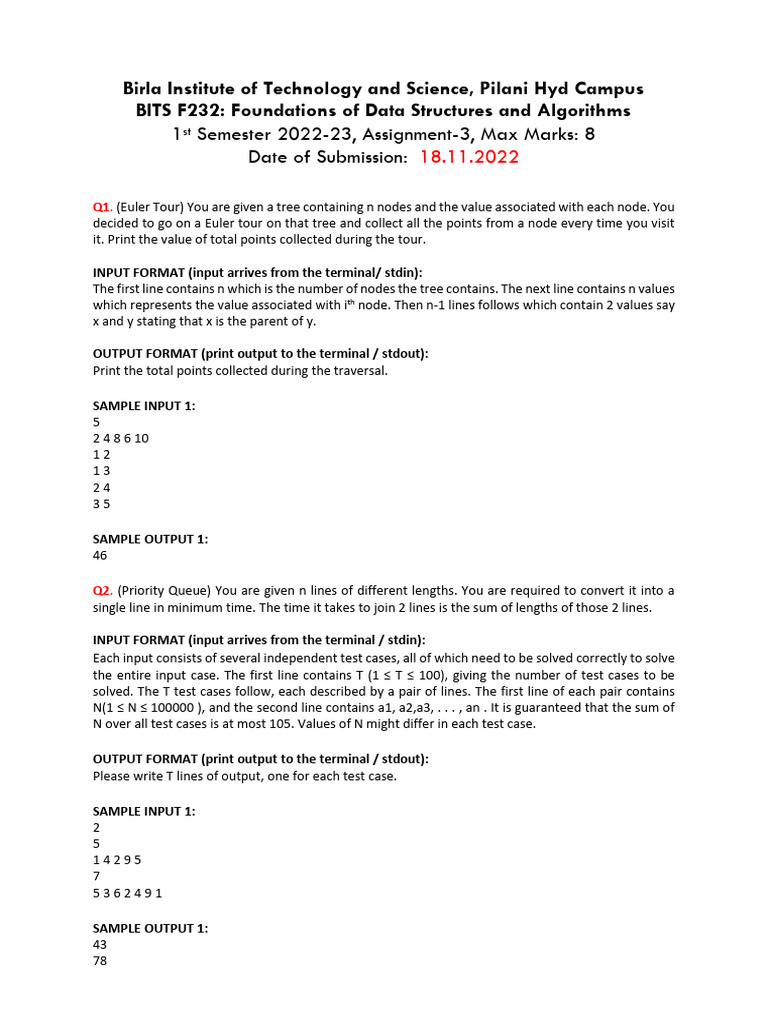 Assign 3 | PDF | Theoretical Computer Science | Applied Mathematics