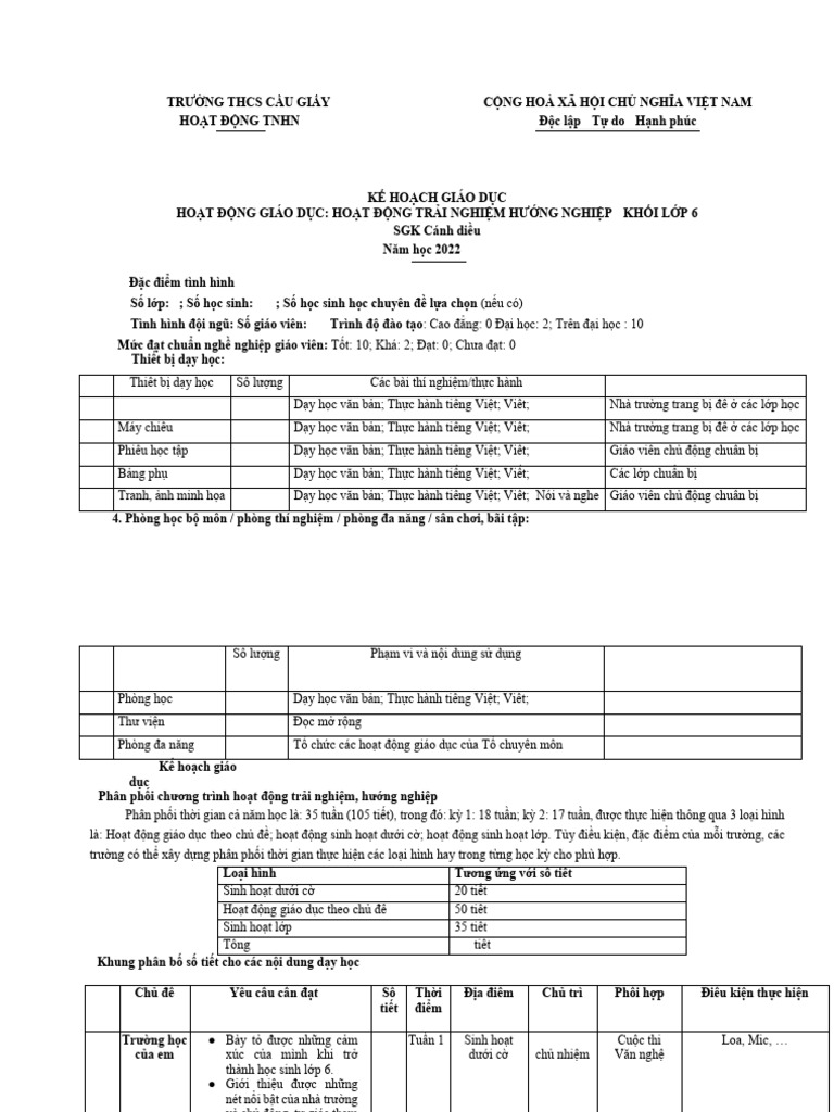 XDKH TNHN L P 6 - Trang-1 | PDF