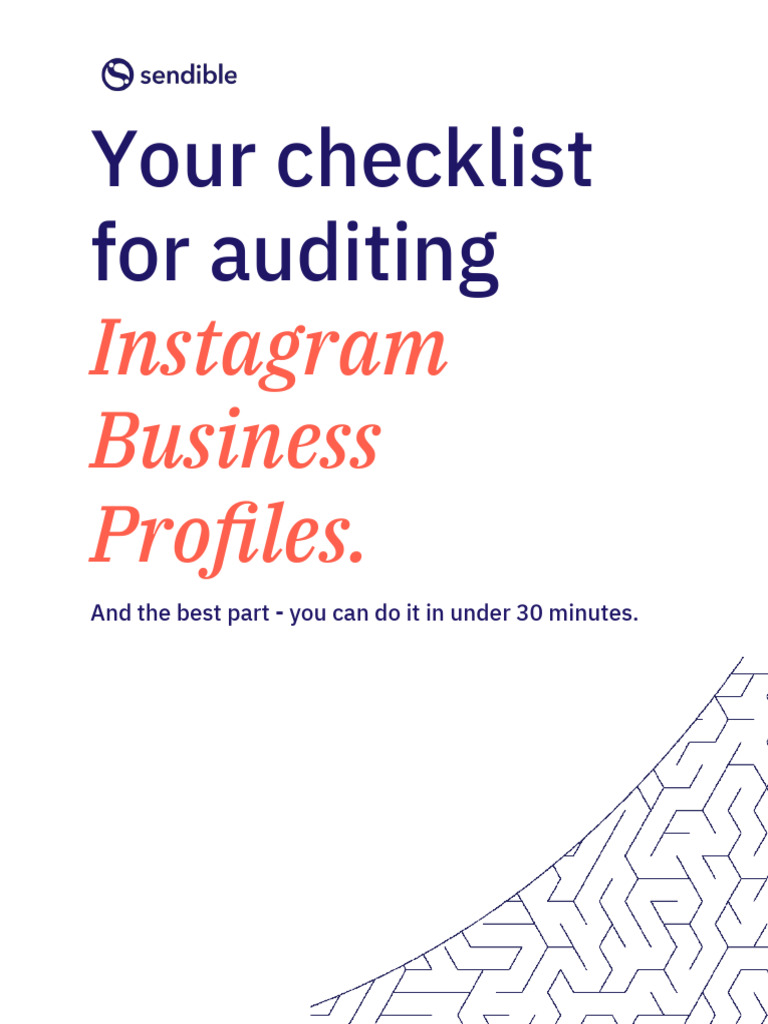 Instagram Business Audit Checklist | PDF | Performance Indicator | Brand