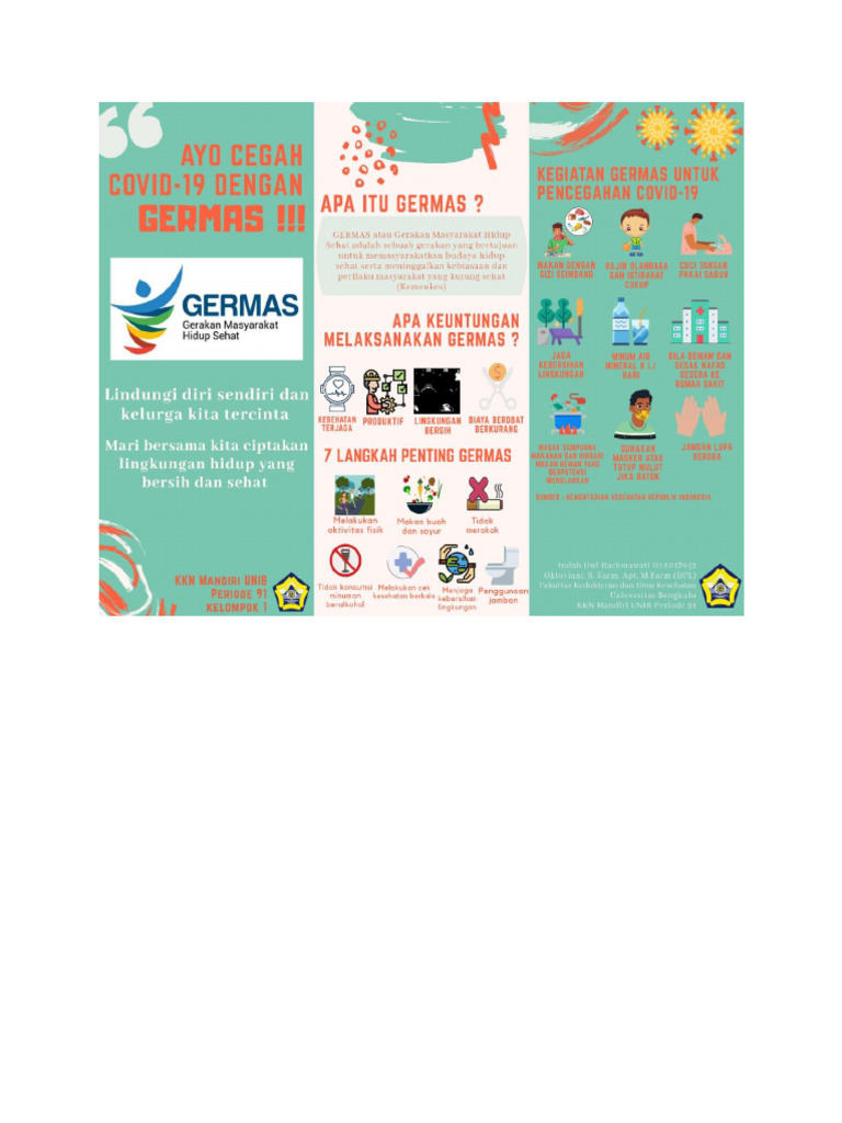 Leaflet Germas | PDF